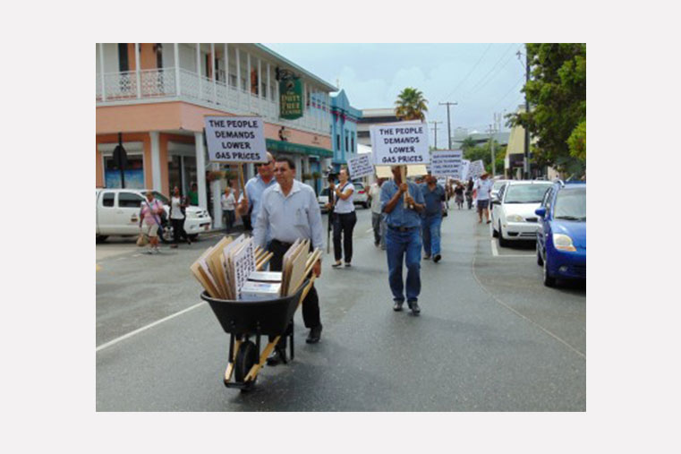 More gas price protests planned - Caymanian Times