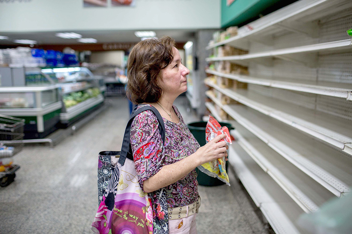 Venezuelans starving over scarce food