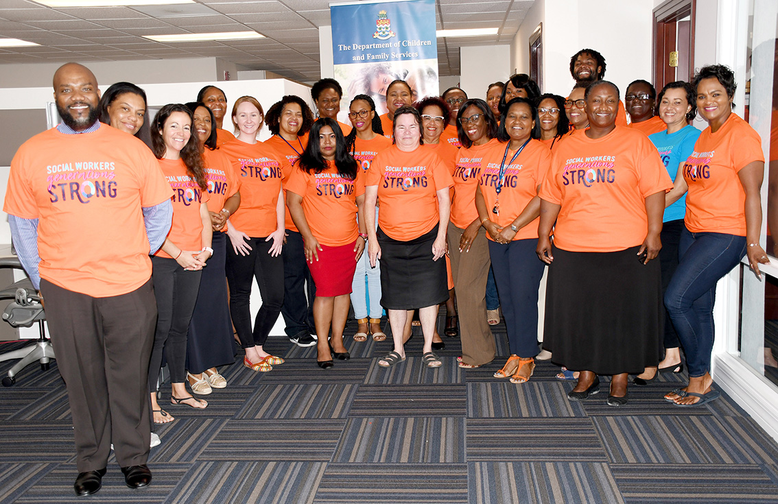 DCFS Marks Int. Social Work Day With Parred Down Photo Opp.
