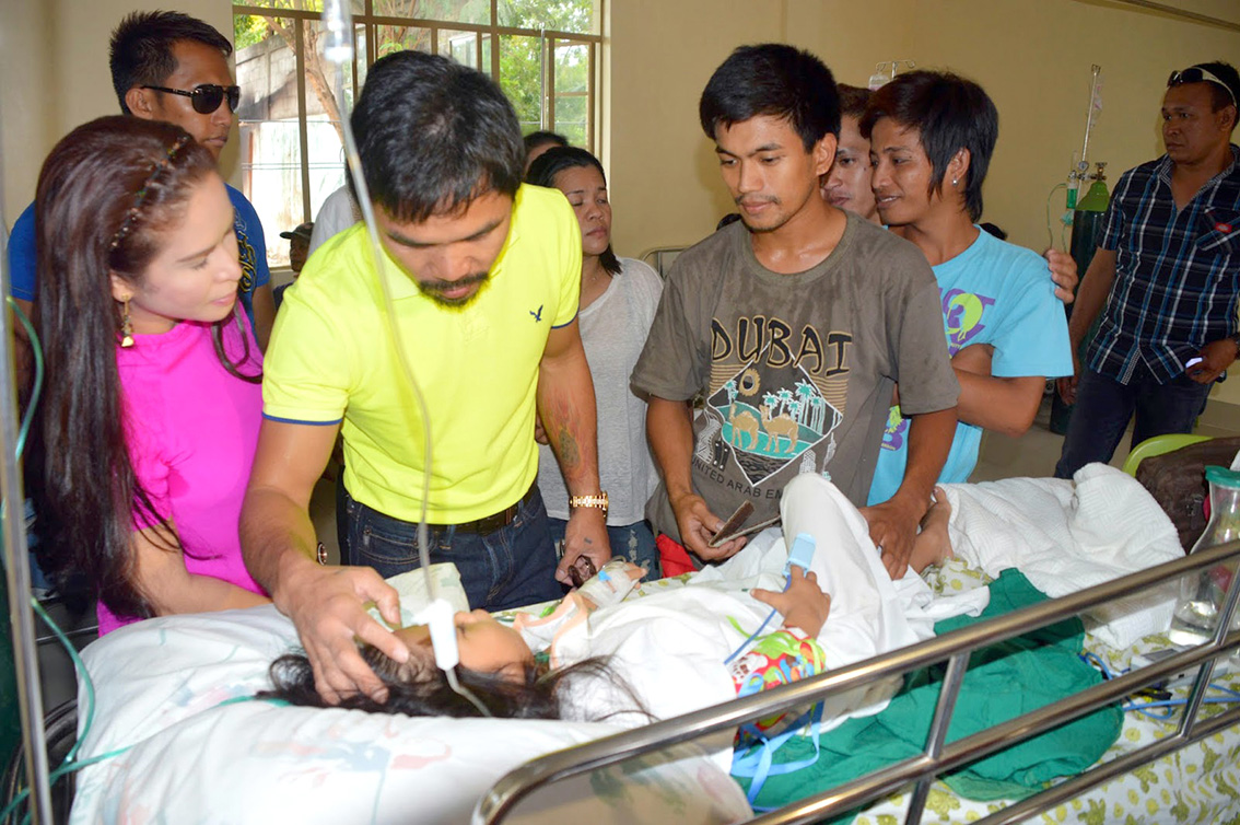 Pacquiao puts “life on the line” to help