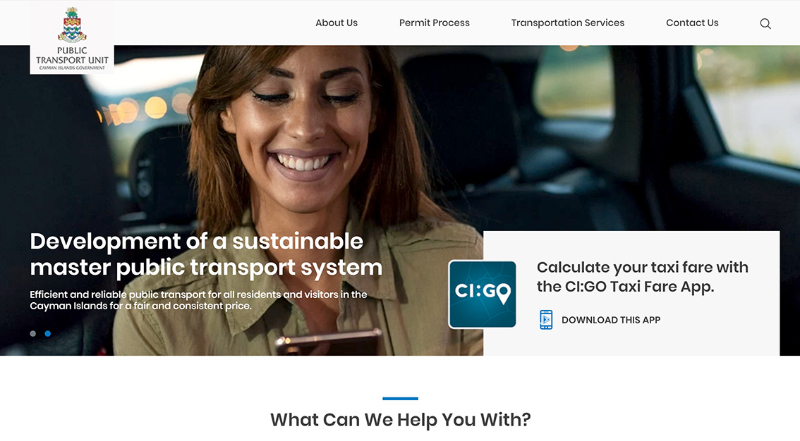 PUBLIC TRANSPORT UNIT LAUNCHES NEW WEBSITE