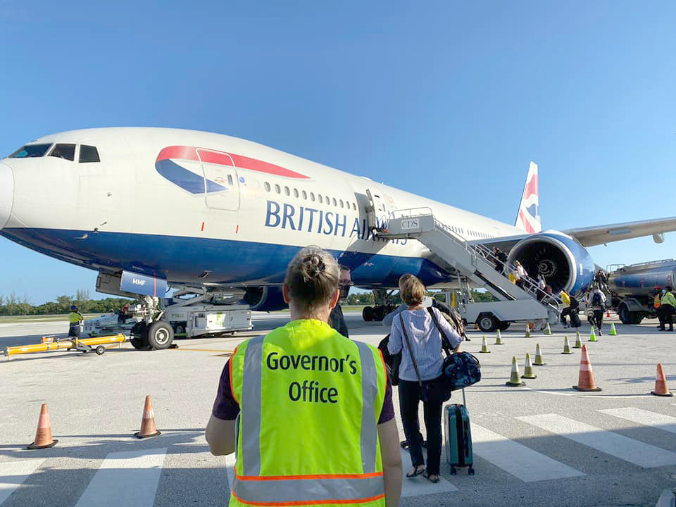 FINAL AIR-BRIDGE FLIGHT DEPARTS