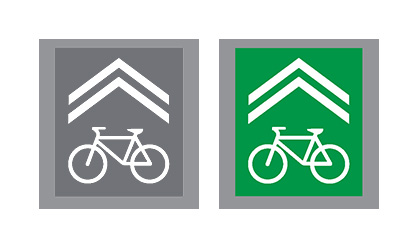 NRA ROLLS OUT SHARROWS ON ROADS