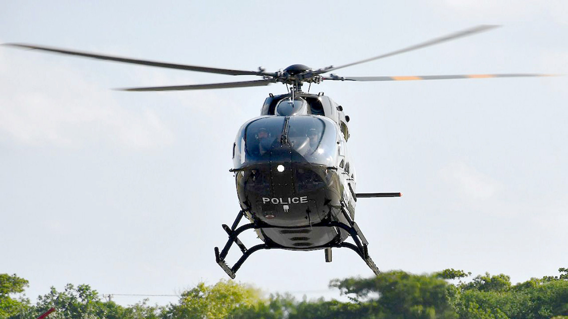 Police Helicopter Assists with Search and Rescues at Sea