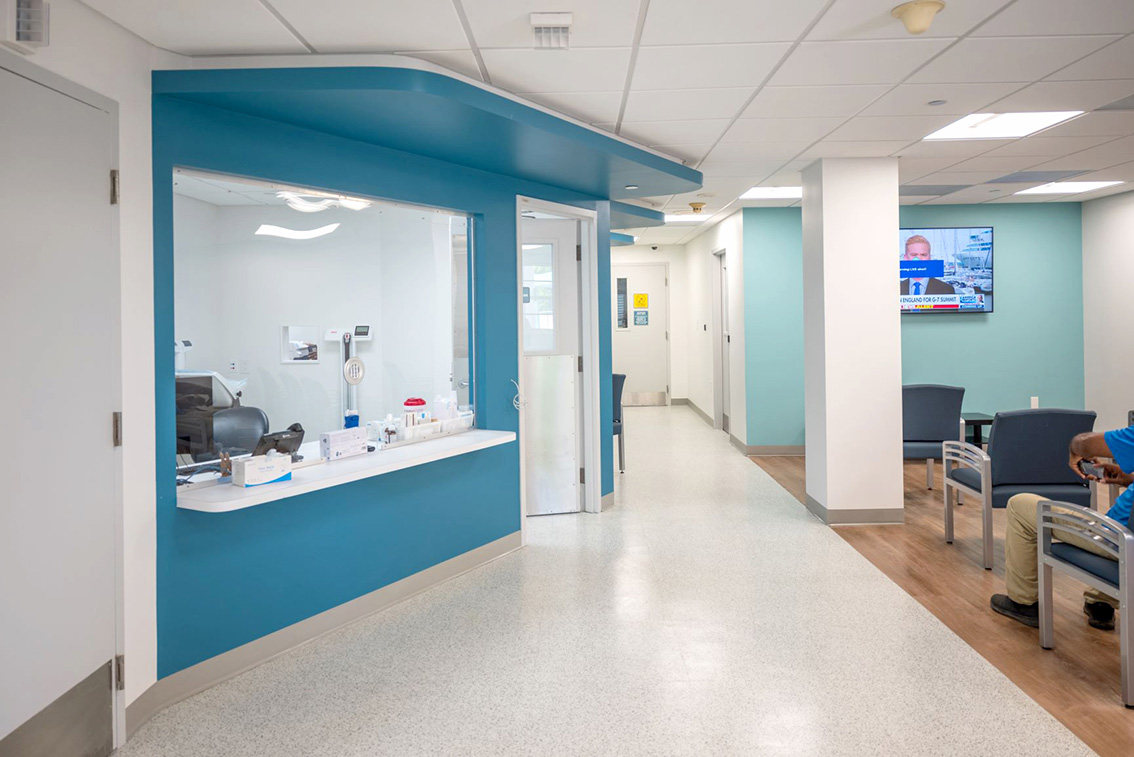 Accident & Emergency walk-in entrance now accessible