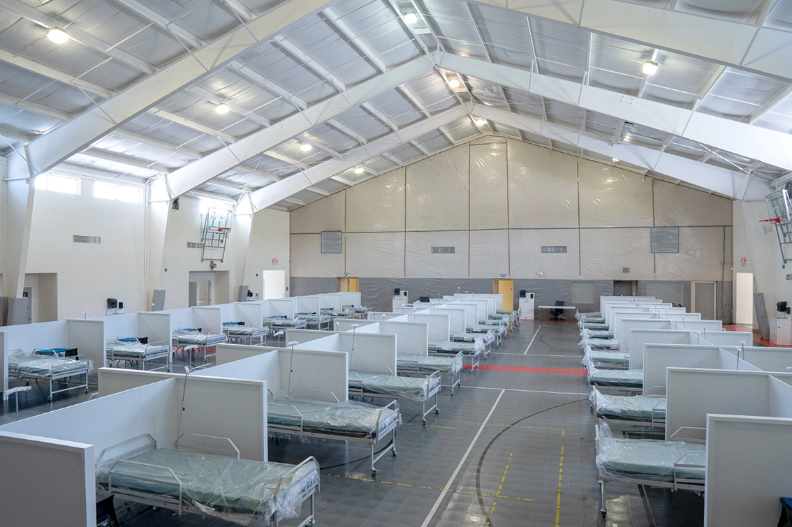 Field hospital to be reassembled