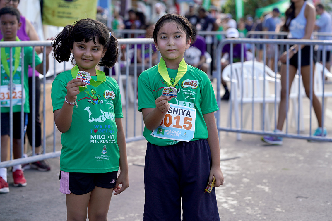 Fun run encourages kids to get back on track