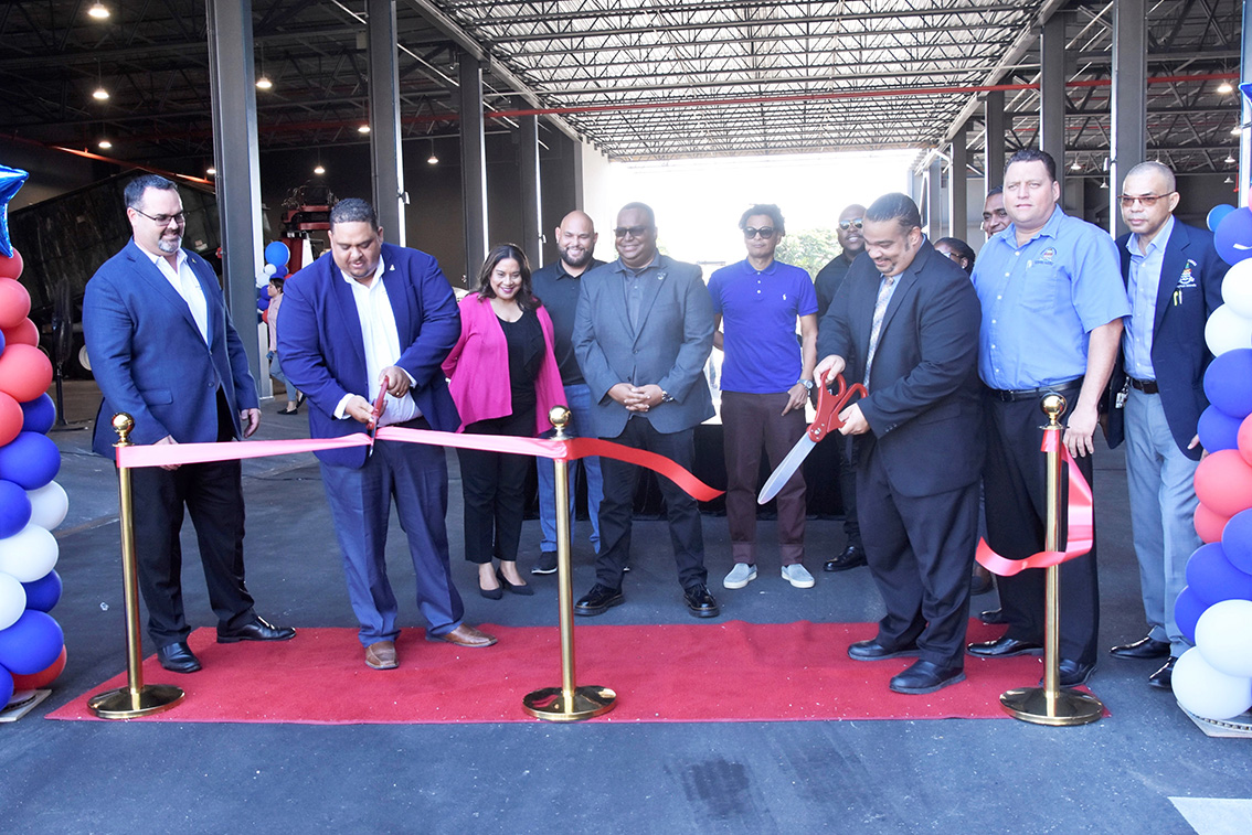 Ribbon-Cutting celebration of new DVES garage