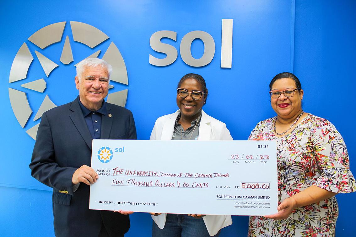 SOL PETROLEUM DONATES $10,000 TO SUMMER INTERNSHIP PROGRAMME WITH UCCI