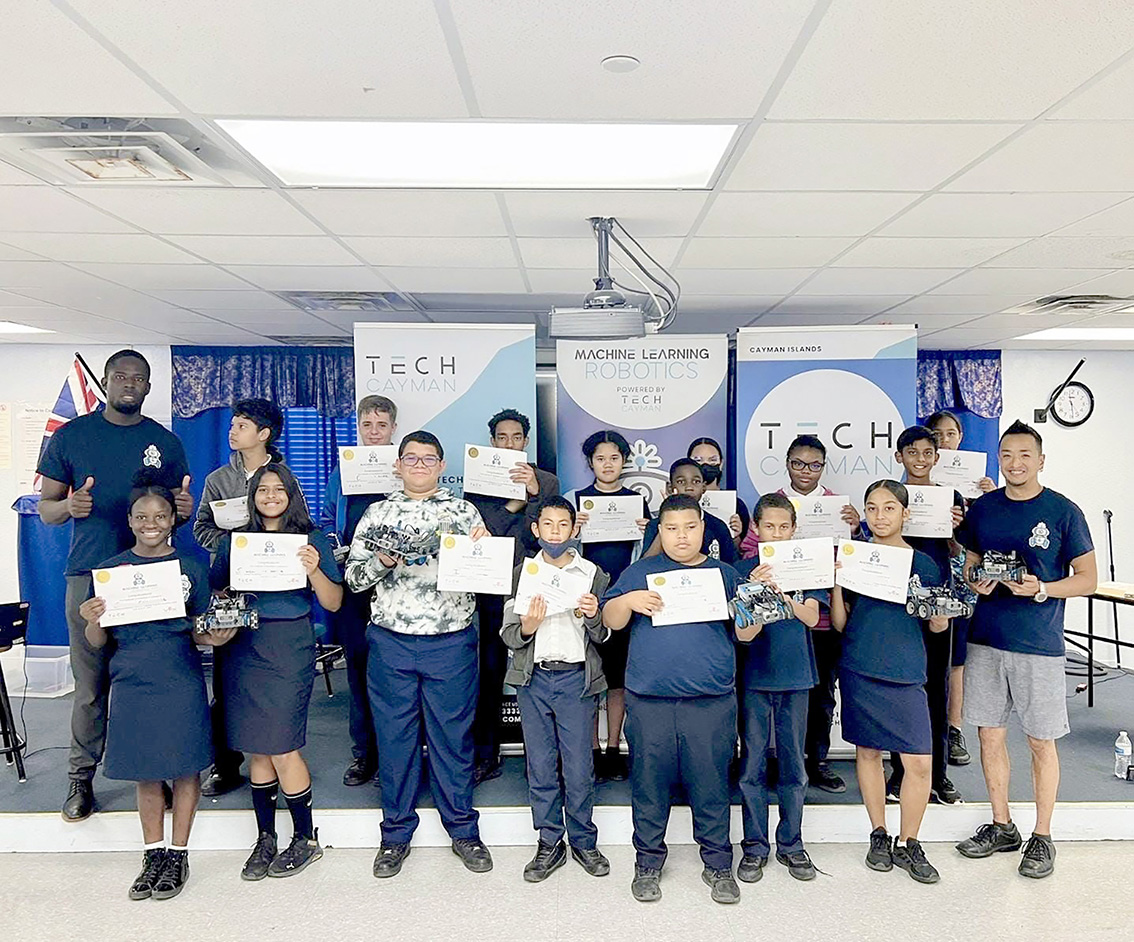 TechCayman’s Machine Learning Robotics Camp Returns to Cayman Brac