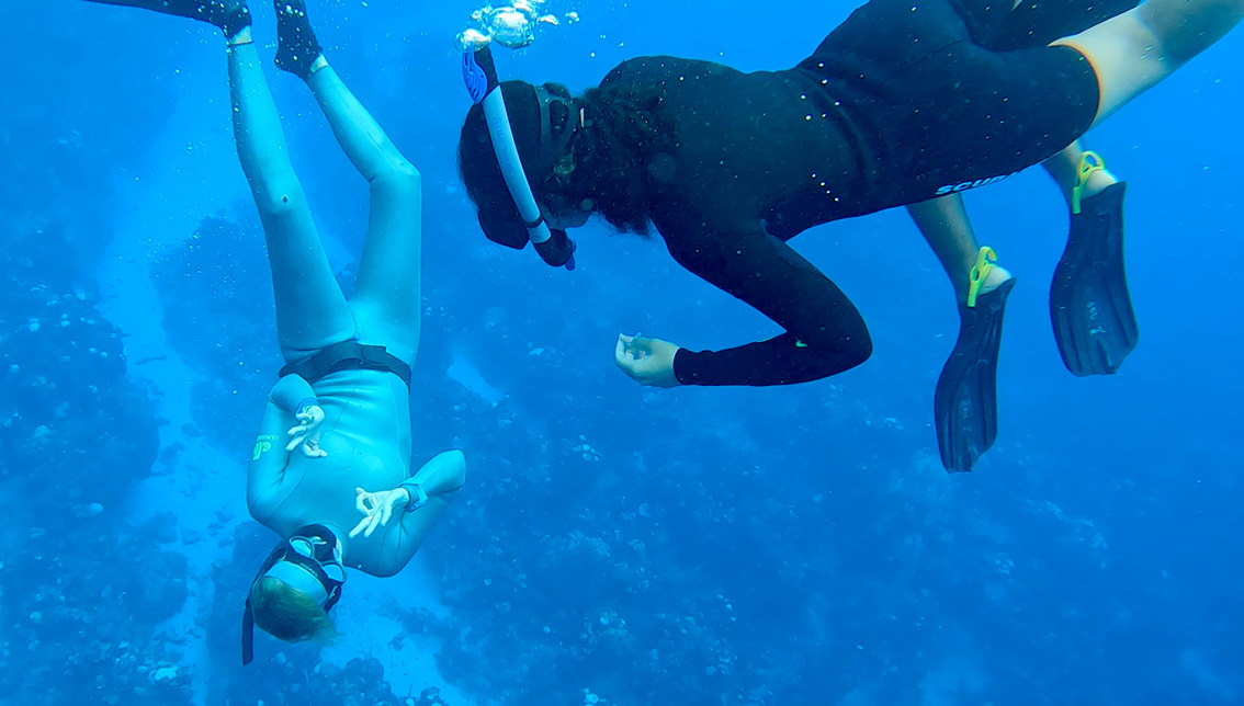 CCMI ALUMNI LEARN TO FREEDIVE FROM WORLD RECORD HOLDER TANYA STREETER