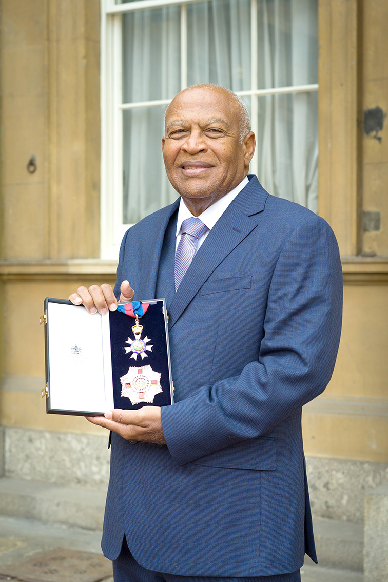 Sir Anthony Smellie Formally Knighted by King Charles III