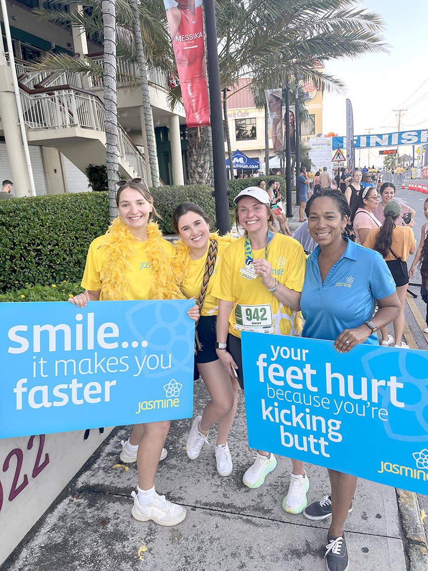 Jasmine Runners Lace Up for Marathon to Secure an incredible $34,026 ...
