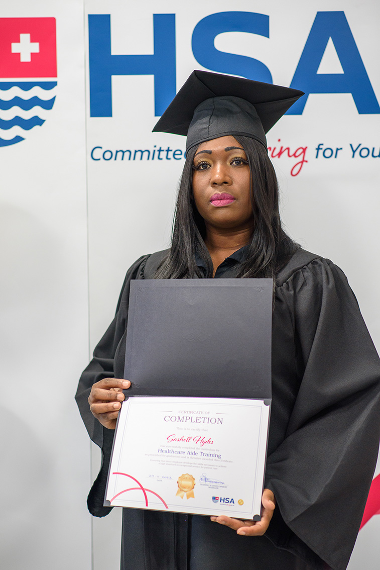 21 Caymanians graduate from HSA’s Healthcare Aide Programme