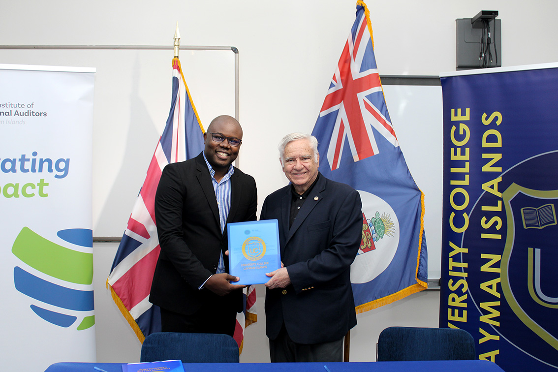 UNIVERSITY COLLEGE OF THE CAYMAN ISLANDS PARTNERS WITH THE INSTITUTE OF ...