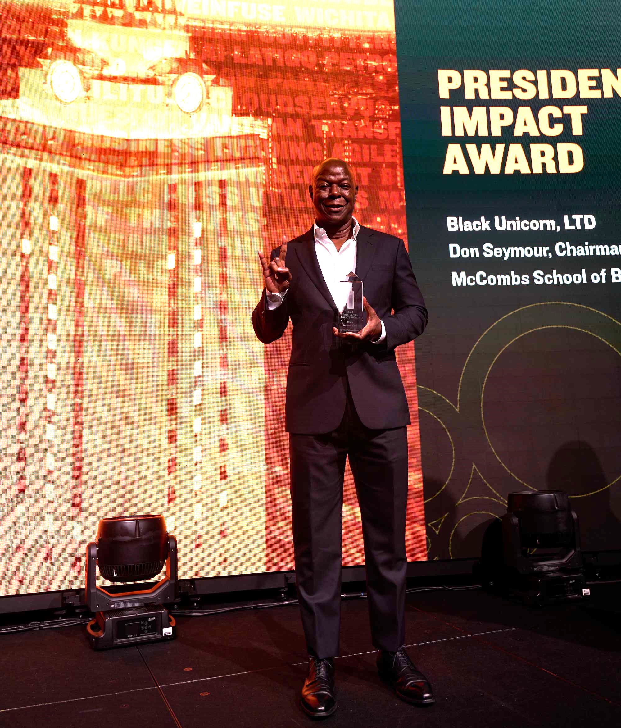 Don Seymour honored with Presidential Impact Award