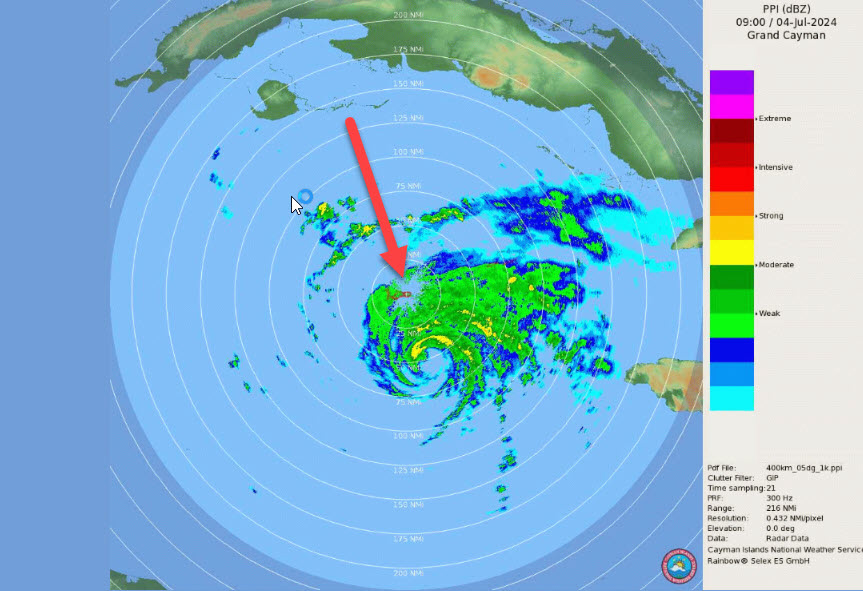 Beryl - A close call for Cayman