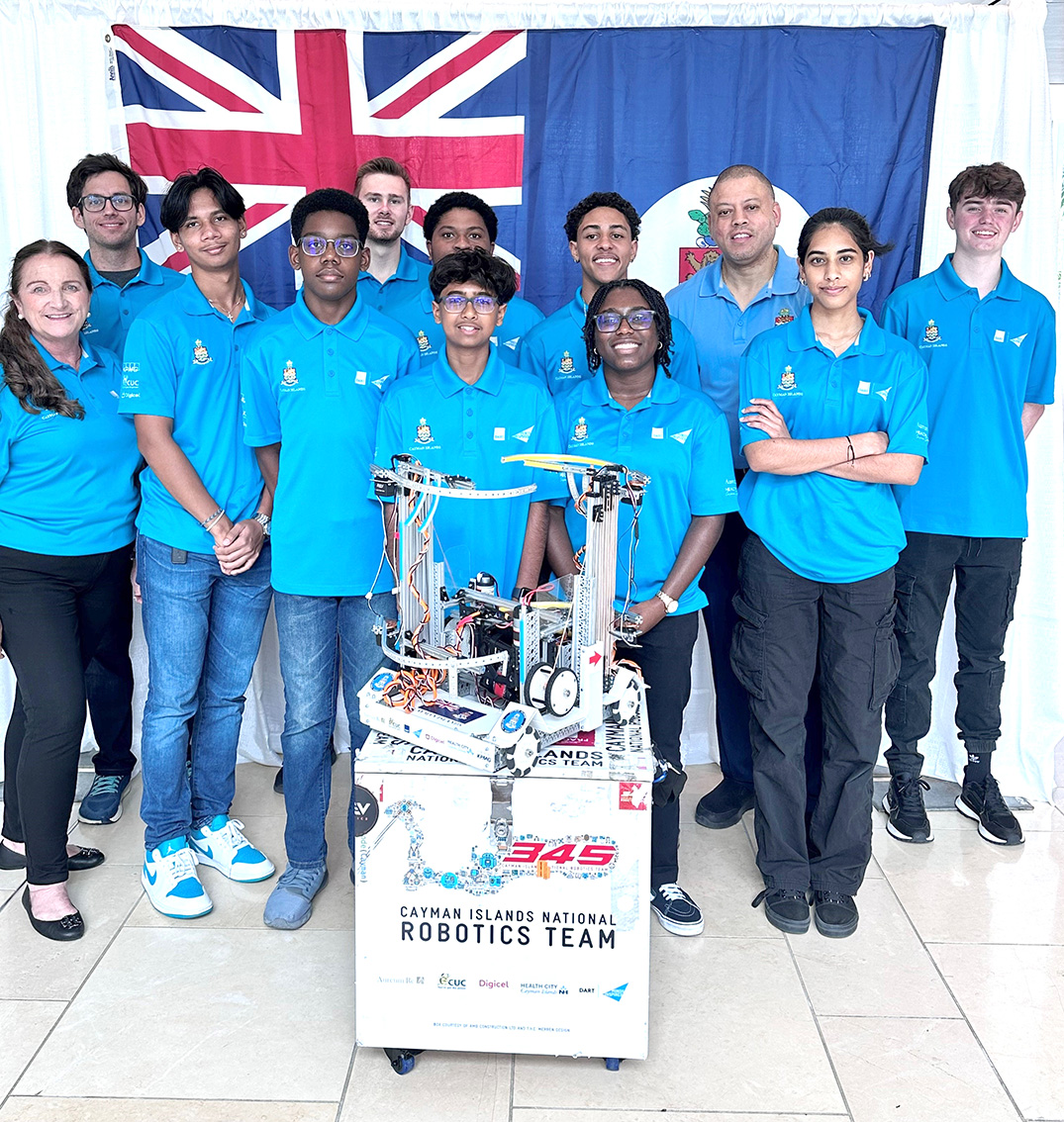 Cayman Islands National Robotics Team attends FIRST Global Challenge in ...