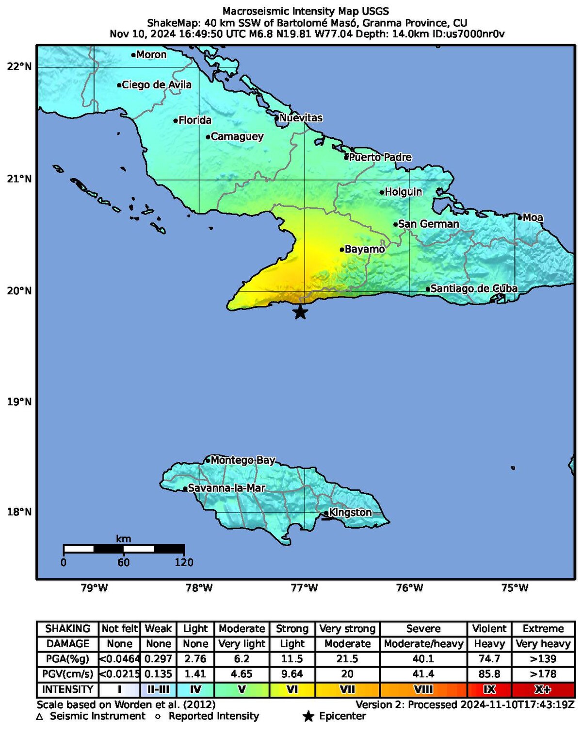 Residents urged to be alert after Cuba earthquake activity
