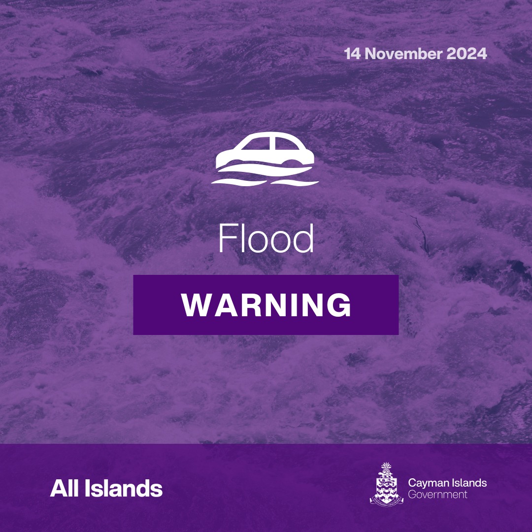 Flood Warning for the Cayman Islands