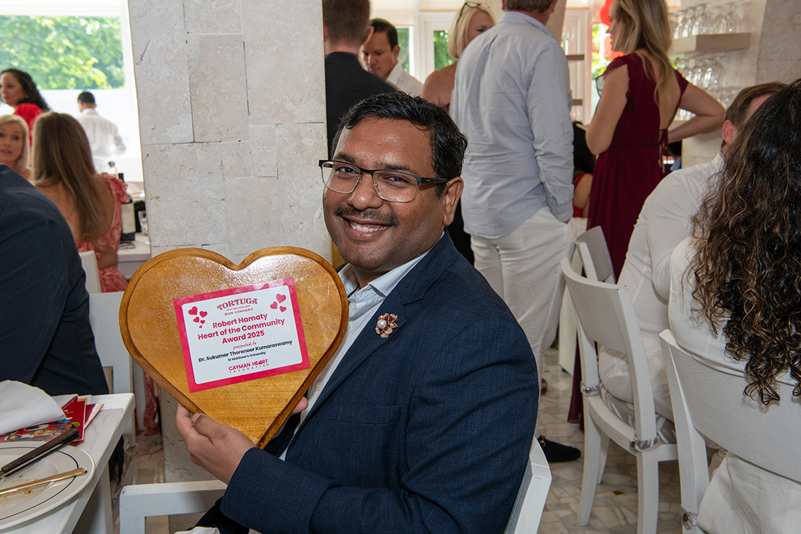 Tortuga Presents Robert Hamaty Heart of the Community Award at Cayman ...